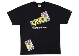 A BATHING APE X Uno Tee Shirt - Black