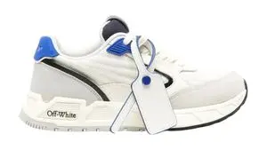 Off-White Off Kick Off Lace-up Sneakers - White/grey/blue