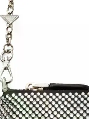 Prada Mini Crystal-studded Cross Body Bag