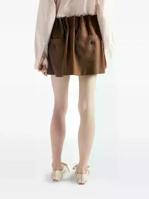 Prada Mini Skirt With Elastic Waistband
