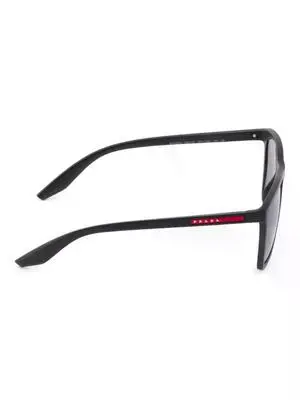 Prada Linea Rossa Square-frame Sunglasses - Black