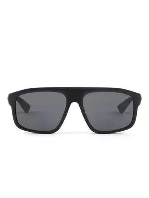 Prada Linea Rossa Rectangle-frame Sunglasses - Black