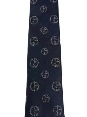 Giorgio Armani Patterned Silk Neck Tie