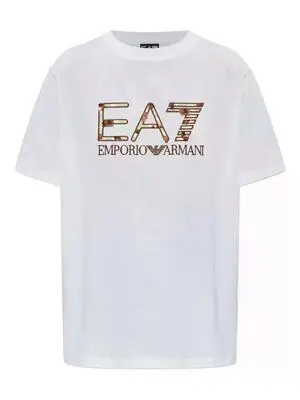 EA7 Logo T-shirt - White