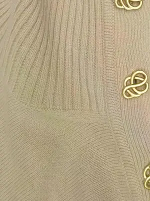 BY MALENE BIRGER Wool Roll Neck Sweater With Button Detailing