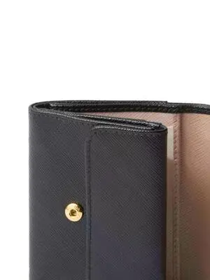 Prada Small Saffiano Leather Wallet - Black