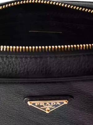 Prada Leather Mini Bag - Black