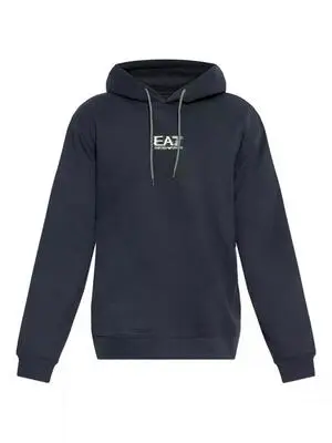 EA7 Logo Hoodie - Blue