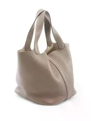 Hermès Picotin Lock Clemence Tote Bag - Neutrals