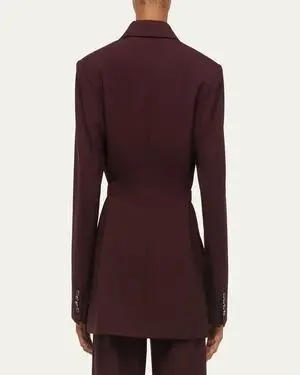 Helmut Lang Belted Double-breasted Blazer