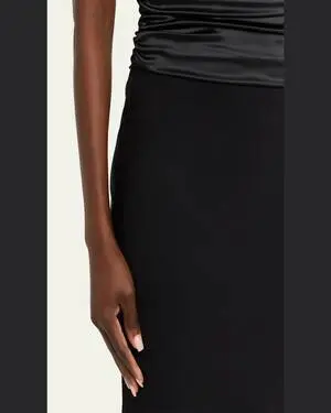 Chiara Boni La Petite Robe Veneta Strapless Sweetheart Column Gown