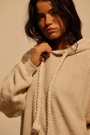 Free People Looped In Hoodie - Tea