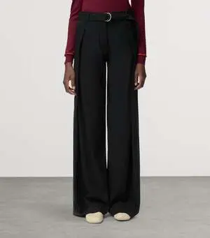 Loewe Wool Belted Trousers