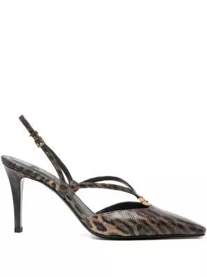 Fendi 80mm Ffold Pumps