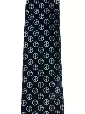 Giorgio Armani Silk Neck Tie - Blue