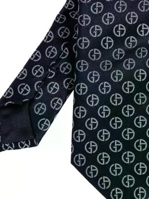 Giorgio Armani Silk Neck Tie - Blue