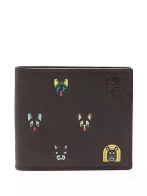 Loewe X Louis Wain Cartoon-print Wallet - Brown