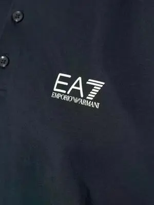 EA7 Logo Stripe Polo T-shirt