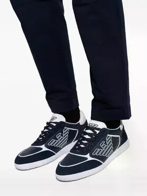 EA7 Logo Lace-up Sneakers