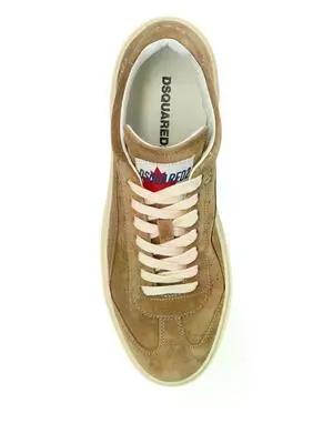 Dsquared2 Perforated Suede Sneakers - Brown
