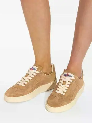 Dsquared2 Perforated Suede Sneakers - Brown