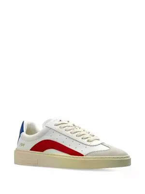 Dsquared2 Logo-detail Leather Sneakers