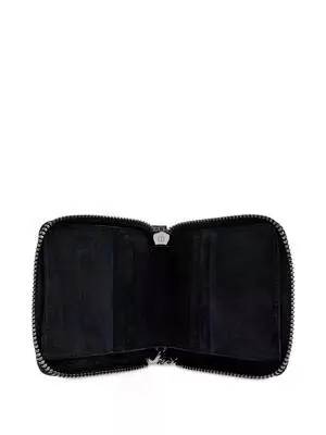 Giorgio Armani Chain Zip Leather Wallet