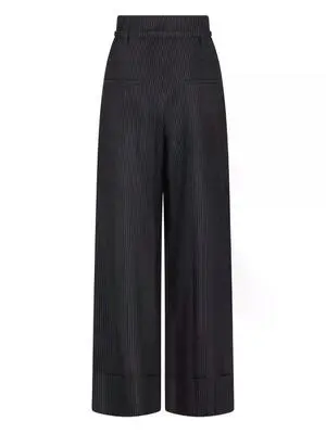 Fendi Pinstripe Belted Trousers