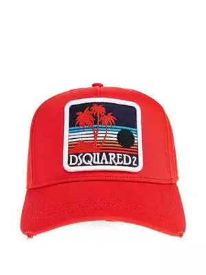 Dsquared2 Patch-detail Baseball Cap - Red