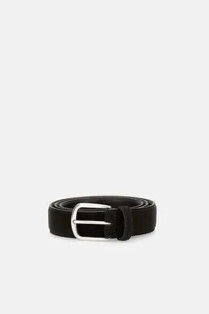 ALBERTO LUTI Leather Belt - Marrone