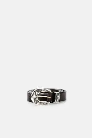 ALBERTO LUTI Leather Belt - Brown