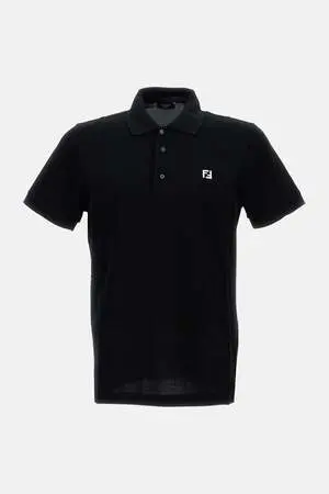 Fendi Embroidered Polos For Men