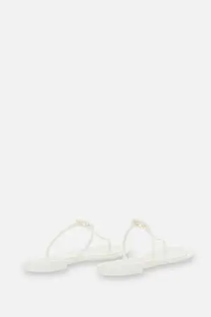 Tory Burch Mini Miller Jelly Sandals - Bianco