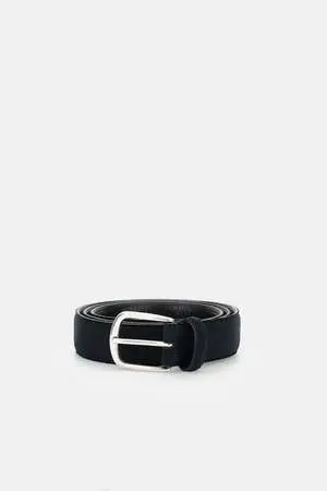 ALBERTO LUTI Leather Belt - Blue