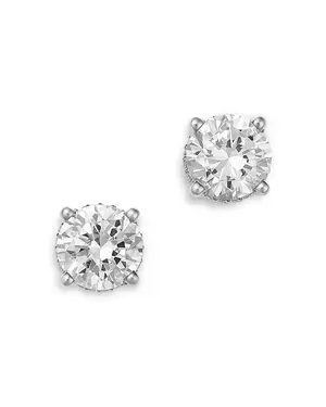 Bloomingdale'S 3.0 Tcw Lab Grown Diamond Stud Earrings In Platinum - White