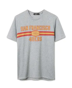 Junk Food Clothing Nfl San Francisco 49ers Lineman T-shirt - Heather Grey