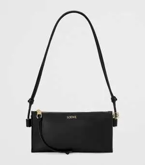 Loewe Leather Joya Pouch - Black