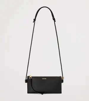 Loewe Leather Joya Pouch - Black