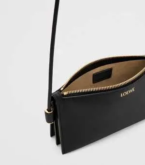 Loewe Leather Joya Pouch - Black