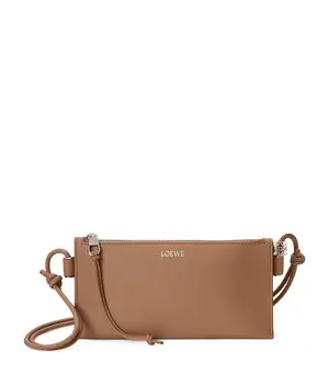 Loewe Leather Joya Pouch - Brown