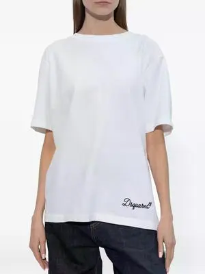 Dsquared2 Logo-embroidered T-shirt