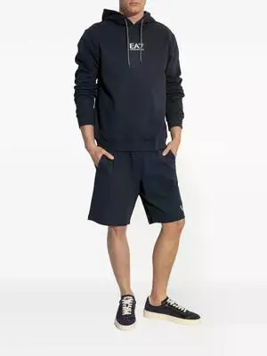 EA7 Logo Hoodie - Blue