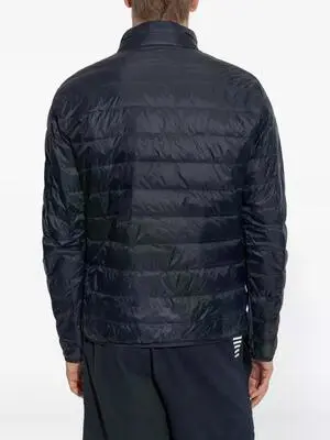 Emporio Armani Quilted Zip Jacket - Blue