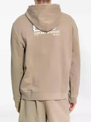 EA7 Logo Hoodie - Neutrals