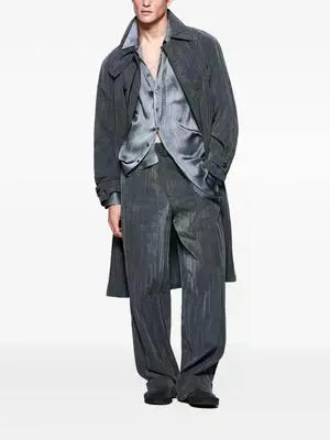 Giorgio Armani Blend Satin Shirt - Grey