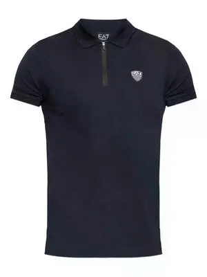 Emporio Armani Zip Up Polos For Men