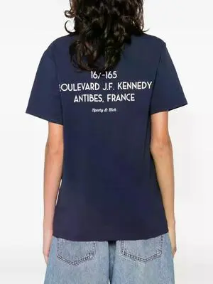 Sporty & Rich Kennedy Graphic-detail T-shirt
