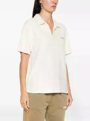SPORTY & RICH Eden Script Polo Shirt