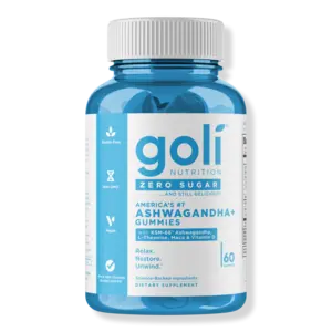 GOLI NUTRITION Zero Sugar Ashwagandha+ Gummies - One-color