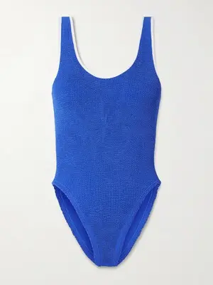 Hunza G Crinkle Seersucker Swimwear